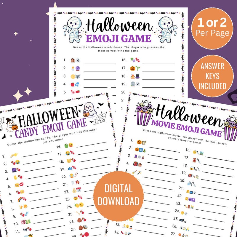 Halloween Movie Guess - Etsy