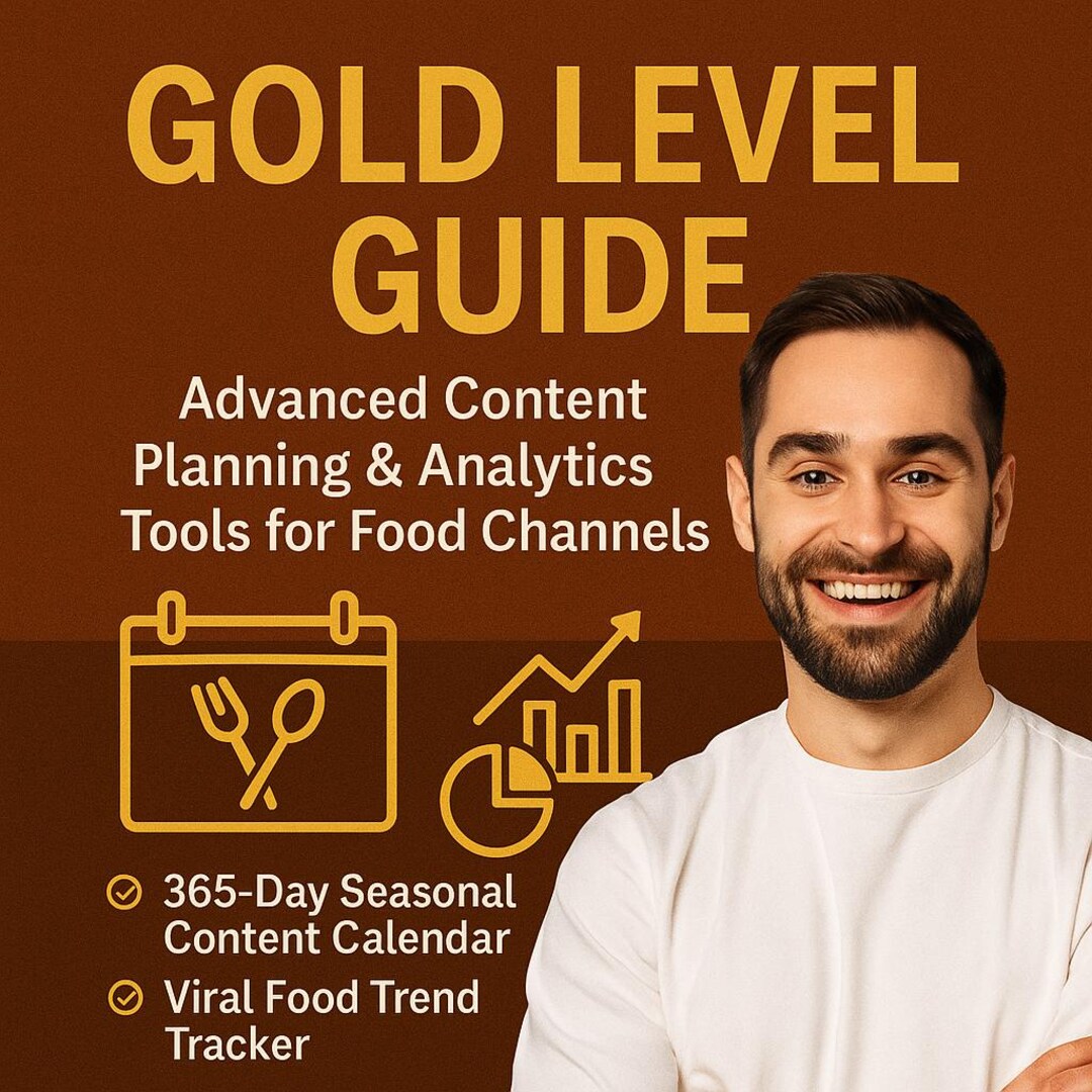 Food Content Creator's Guide: Planning & Analytics Tools (digital) - Etsy