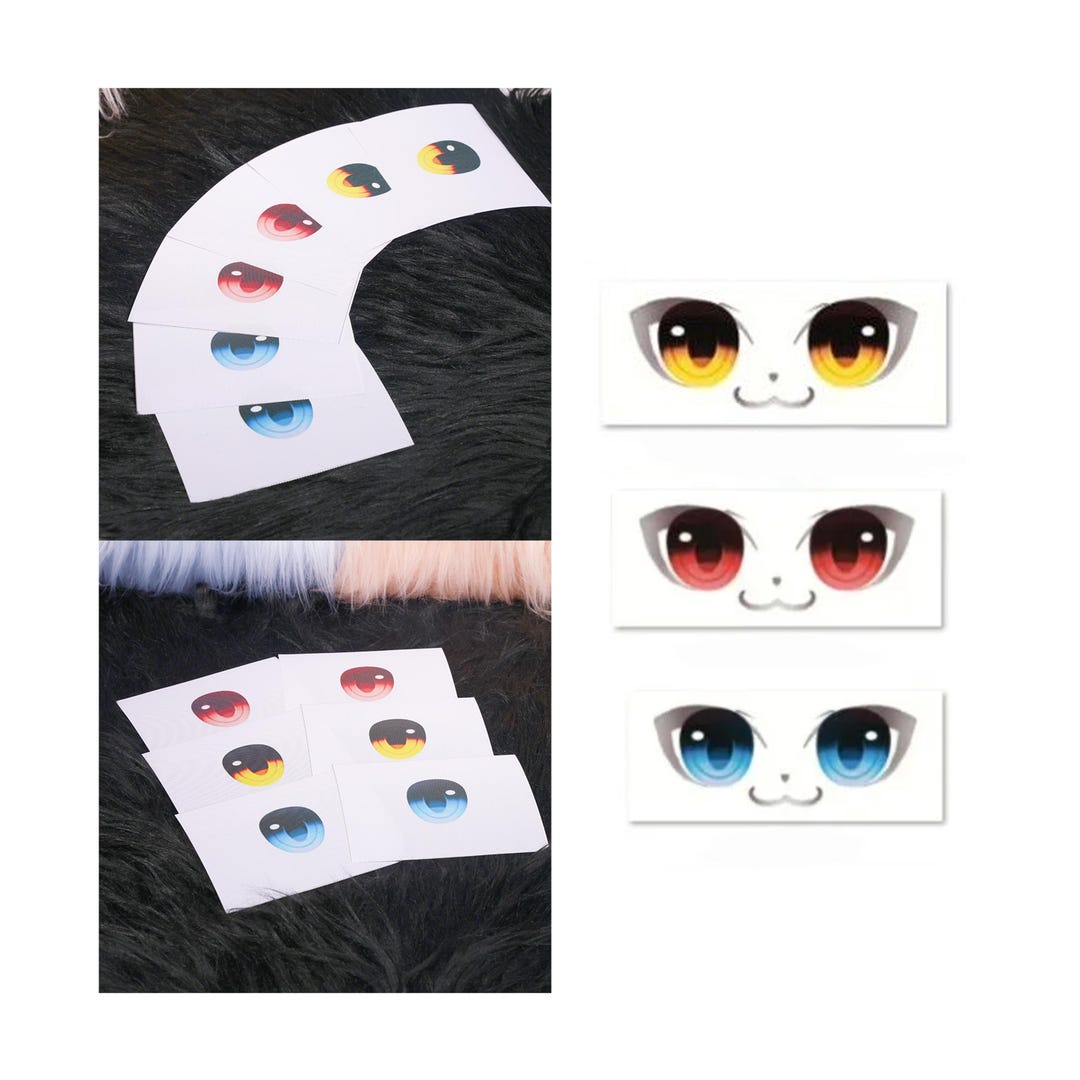 Fantasy Dreamy Furry Eye Mesh Blanks Anime KIG Style Vision Panels ...