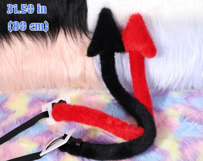 Custom Color Devil Tail Devil Costume Demon Costume Demon Tail Pointed ...