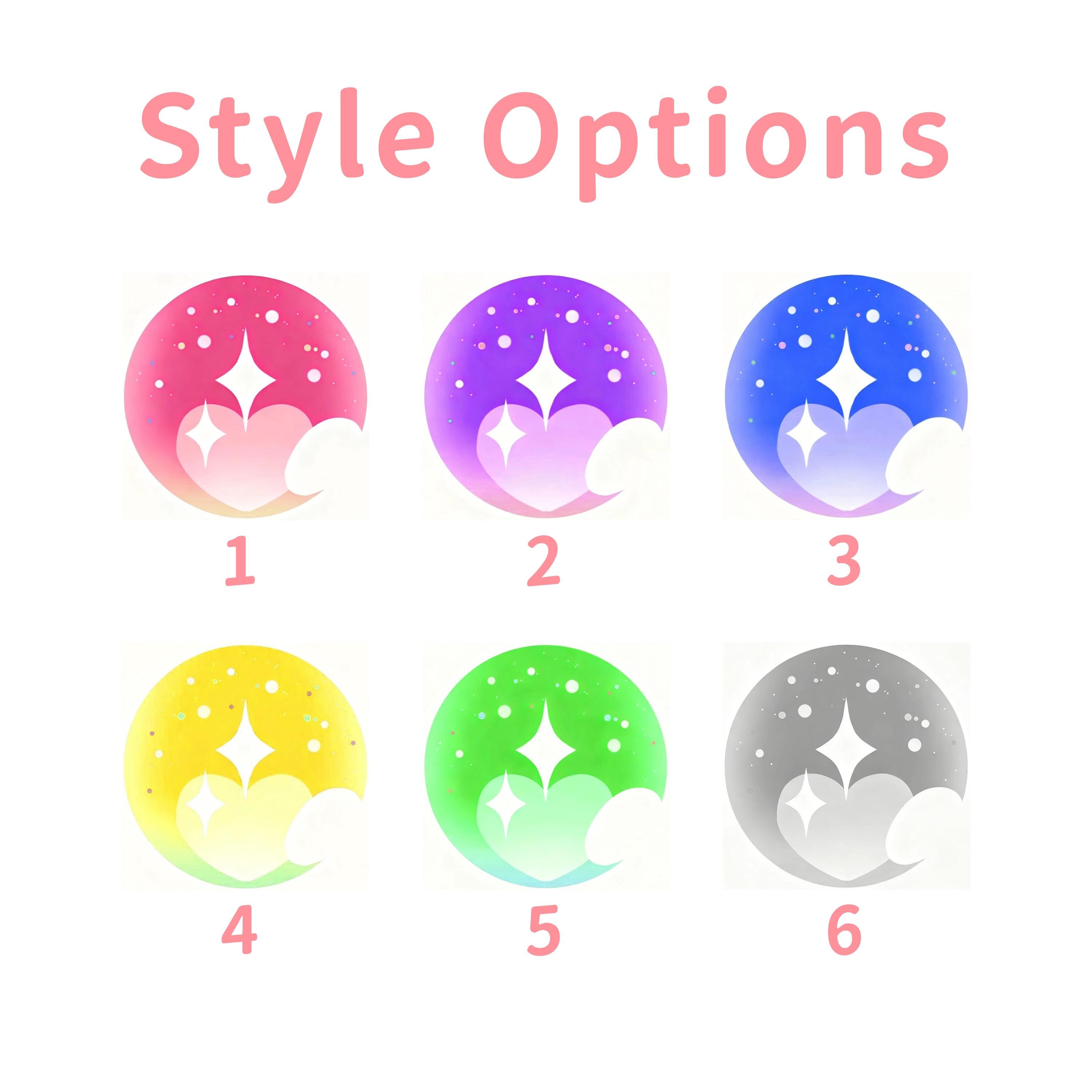 Furry Fursuit Eye Mesh Lens Dreamy Gradient Sparkle Design Semi ...