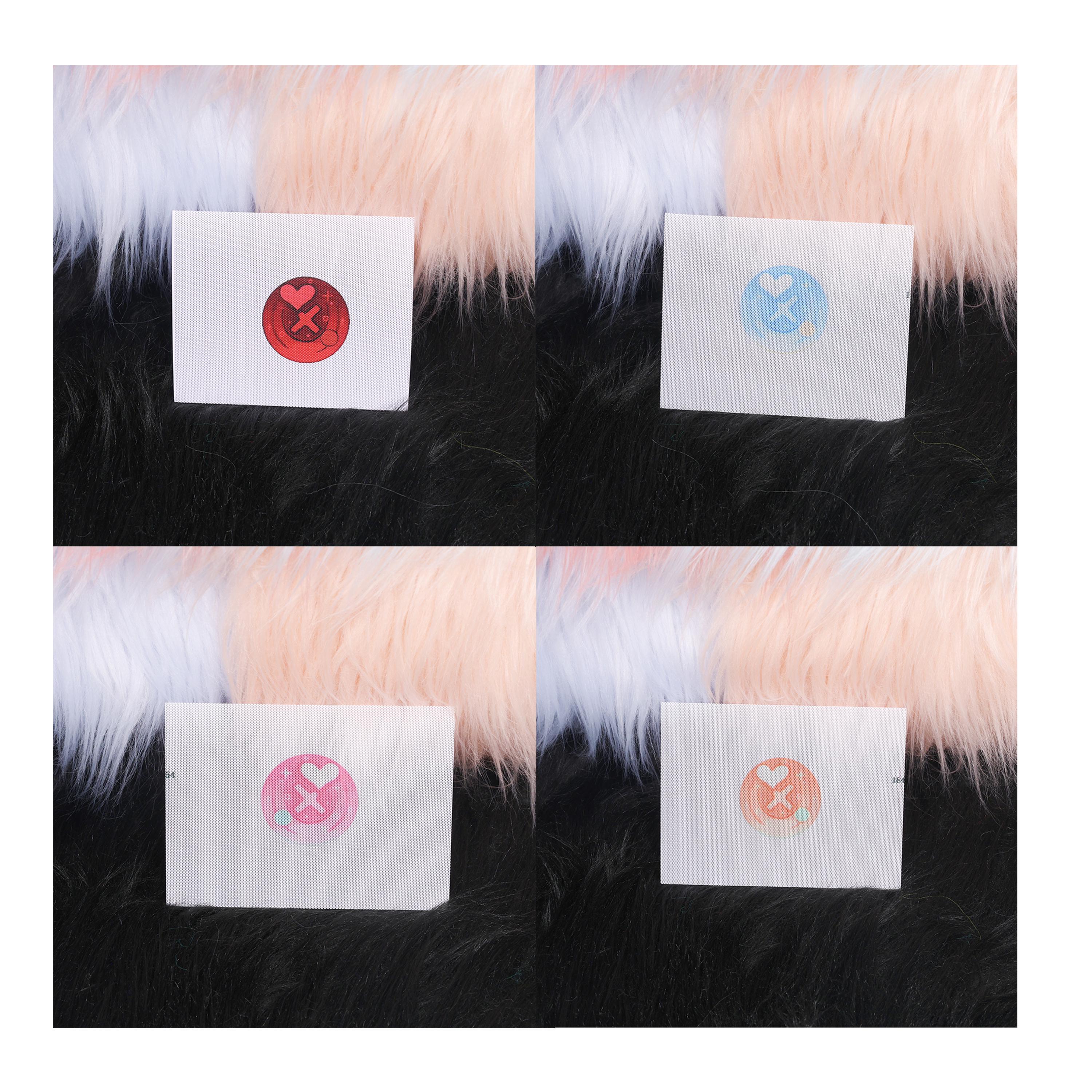 Heart Cross Furry Eye Mesh Pair Blanks Anime Sigil Eyes DIY Fursuit ...