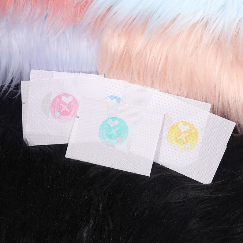 Heart Cross Furry Eye Mesh Pair Blanks Anime Sigil Eyes DIY Fursuit ...