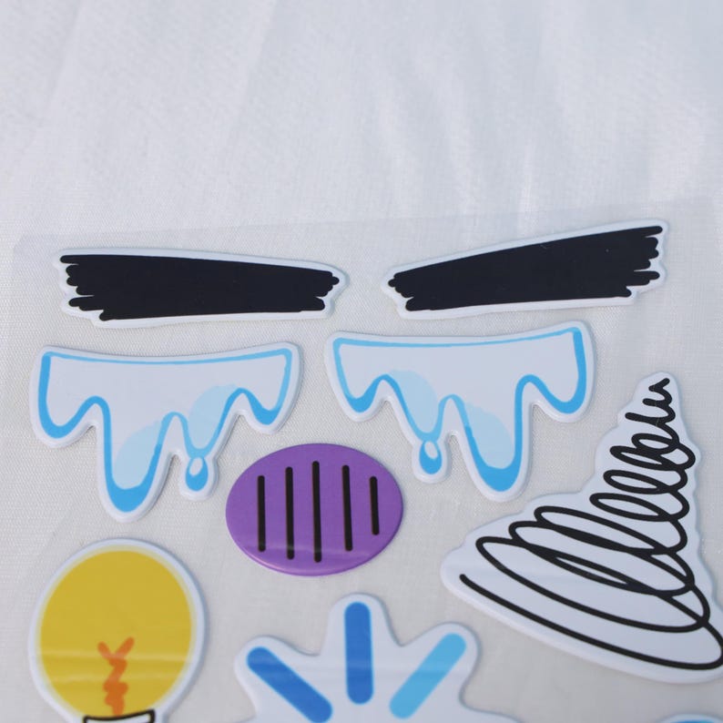 Fursuit Expression Bubble Stickers Funny Cute Adhesive Props Furry ...