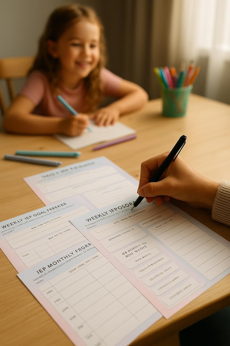 IEP Goal Tracker Printable | Special Education Planner Autism (PDF ...
