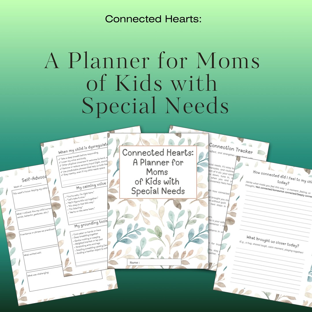 Emotional Support IEP Planner for Moms – Special Needs, Autism (PDF ...
