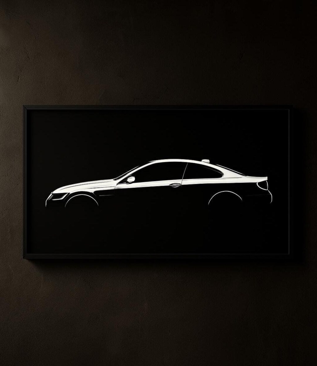 BMW E92 Silhouette Wall Art – Acrylic Cutout Car Decor by Wolfworks CNC ...