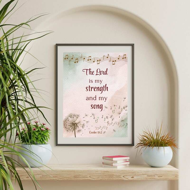 Lord is My Strength - Etsy