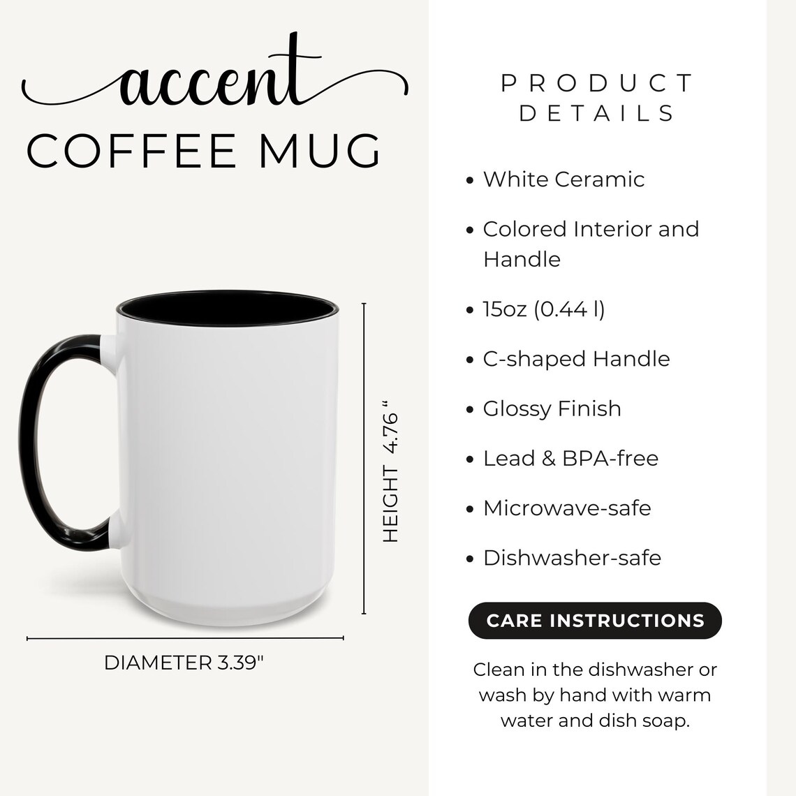 Jamila جميلة Arabic Calligraphy Coffee Mug – Soft Blue Rose – Elegant ...