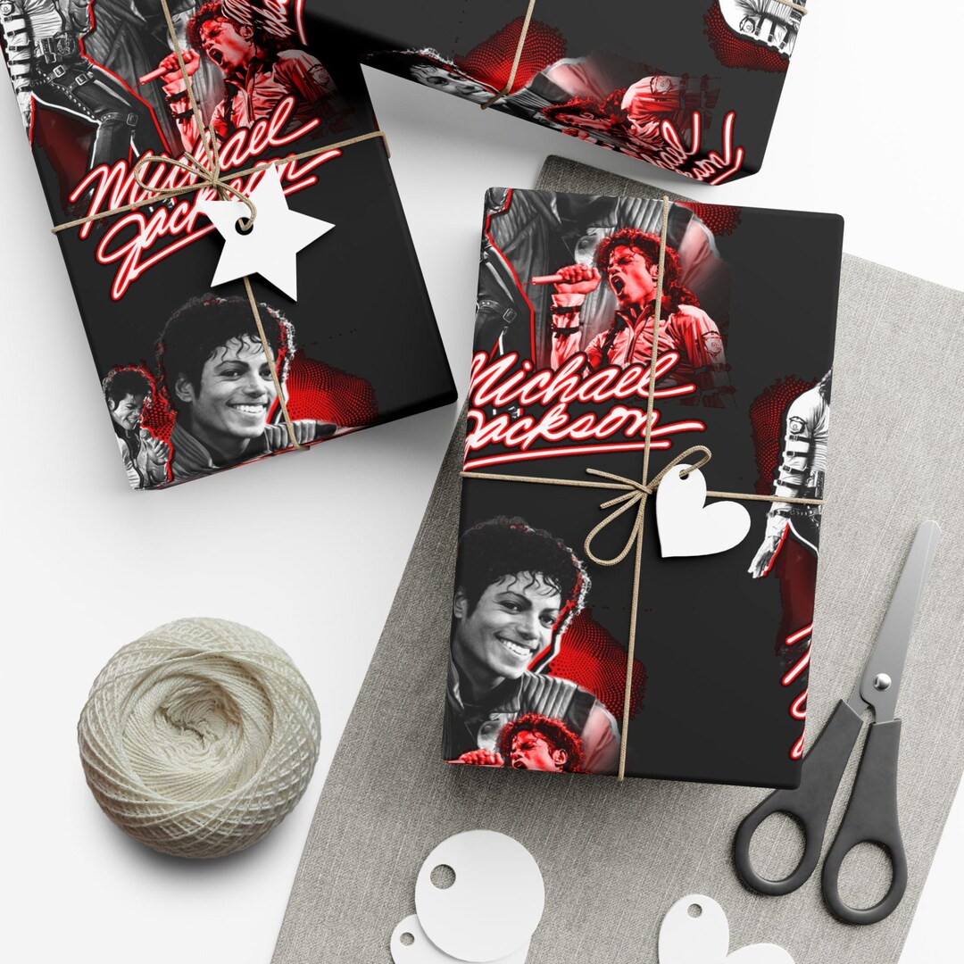 Michael Jackson Gift Wrap Papers | Pop Icon Wrapping Paper - Etsy