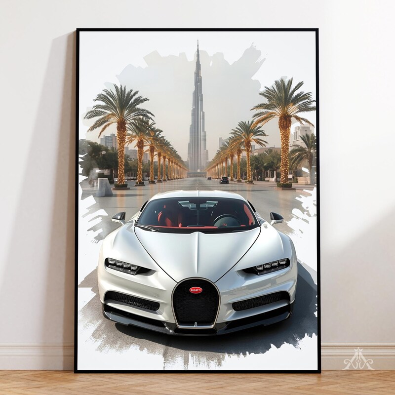 Printable Supercar Poster - Etsy