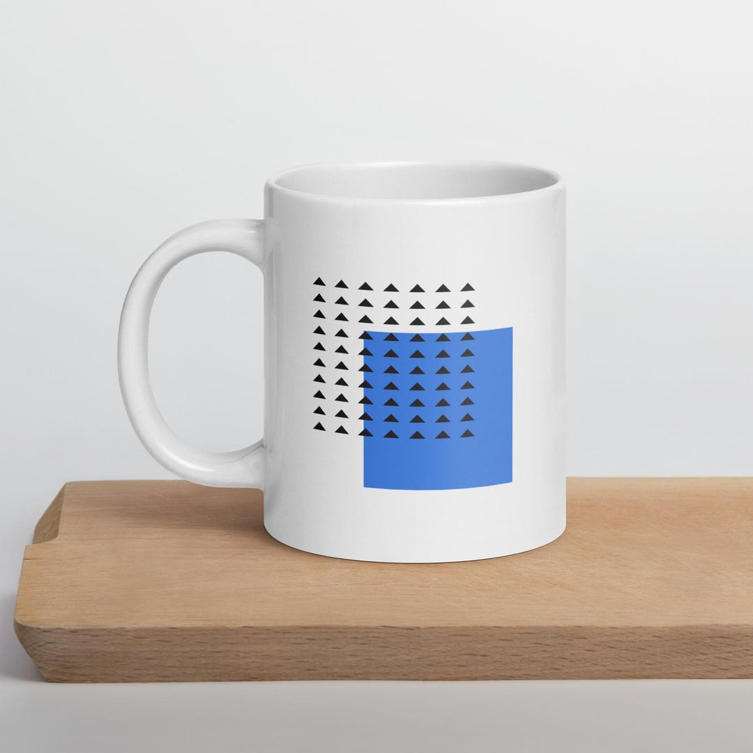 80s Retro Geometric Mug – VECTOR FIELD | Abstract Geometric Pattern ...