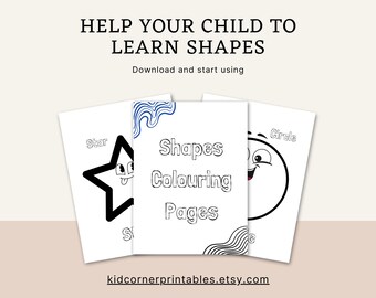 Toddler Shapes Coloring Book | Calm Start Learning PDF | Montessori ...