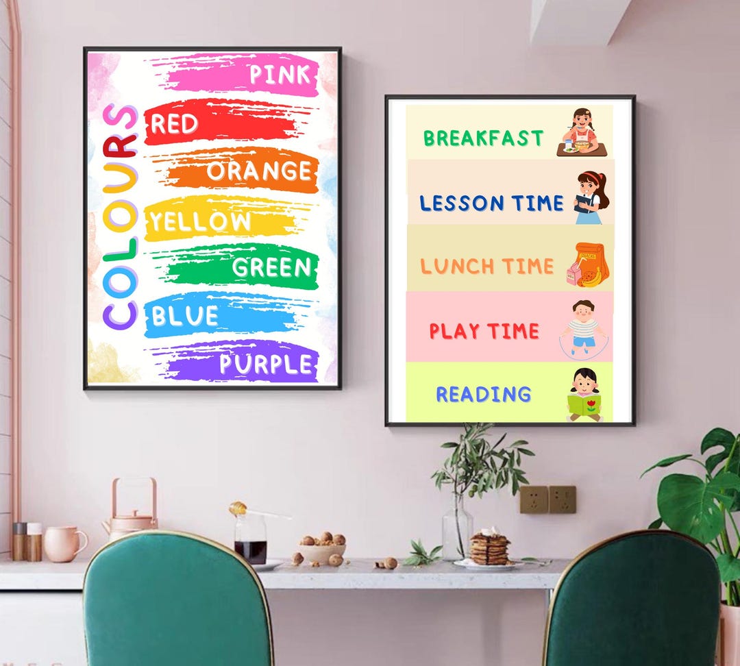 Visual Schedule Toddler Routine Chart: Montessori Activity Cards ...