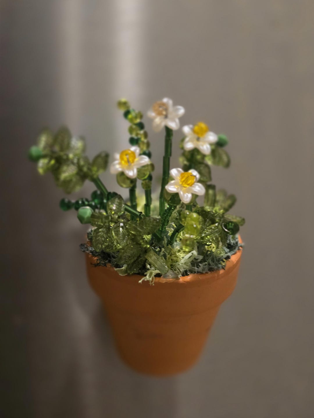 Beaded Succulent Magnet: Fridge Plant Decor - Etsy
