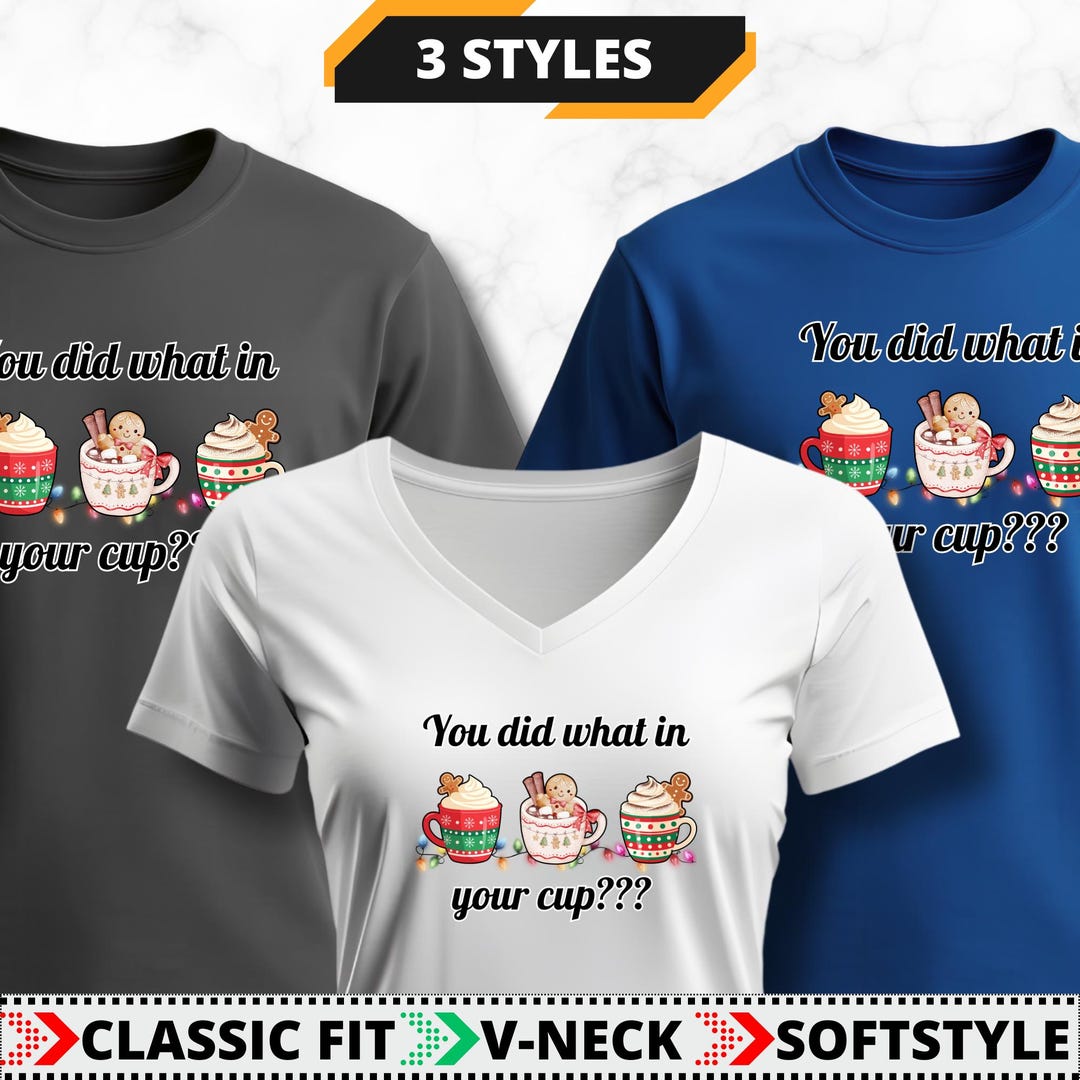 You Did What in Your Cup? Mugs Illustration, Hot Cocoa, Funny Christmas ...