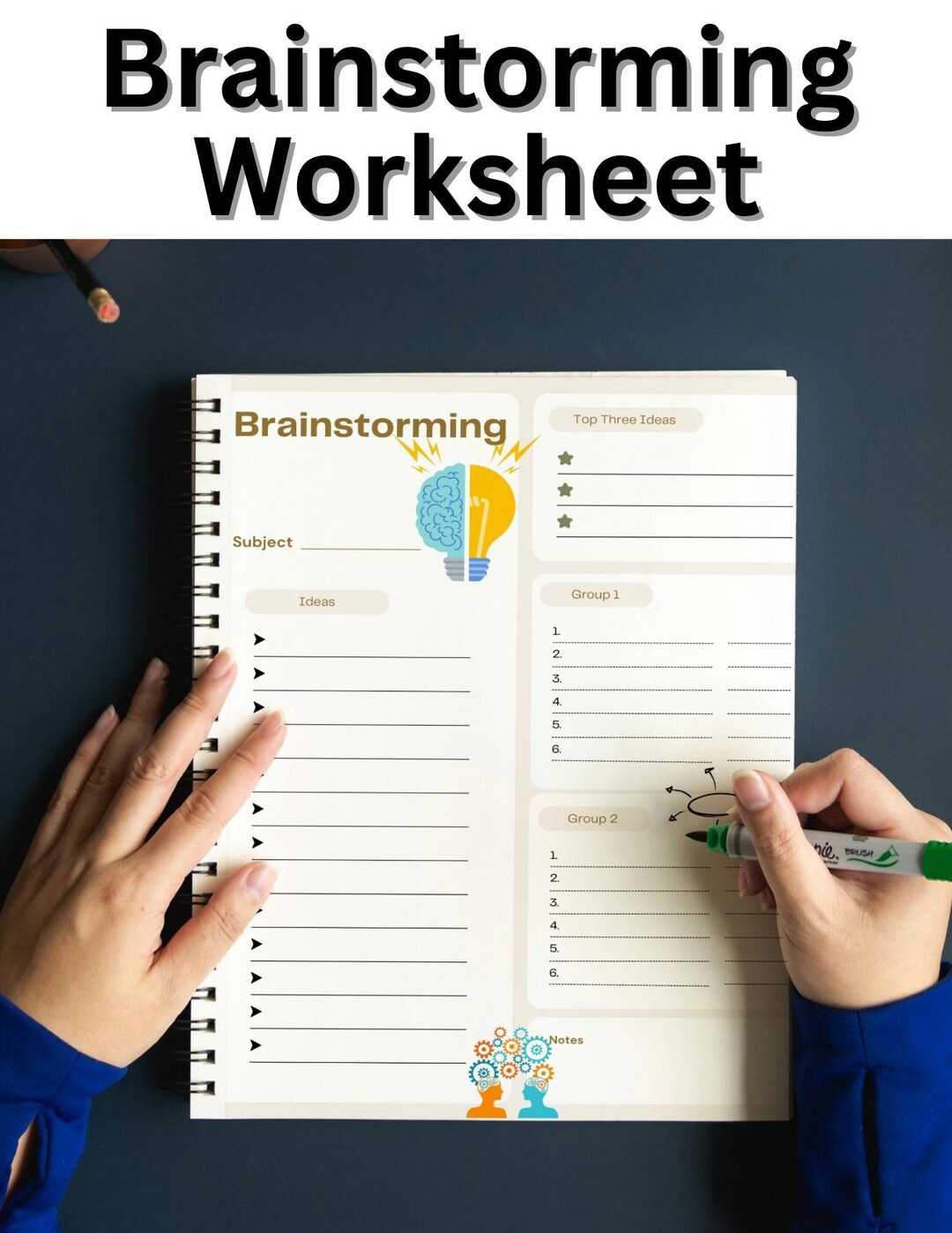 Brainstorming Worksheet, Printable - Etsy Canada