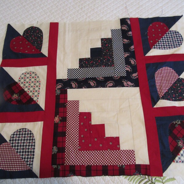 Log Cabin Americana Quilt Pattern - Etsy