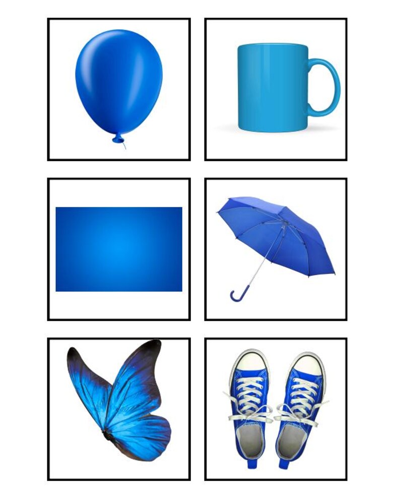 Montessori Color Sorting Cards | Preschool Learning Printable | Toddler ...