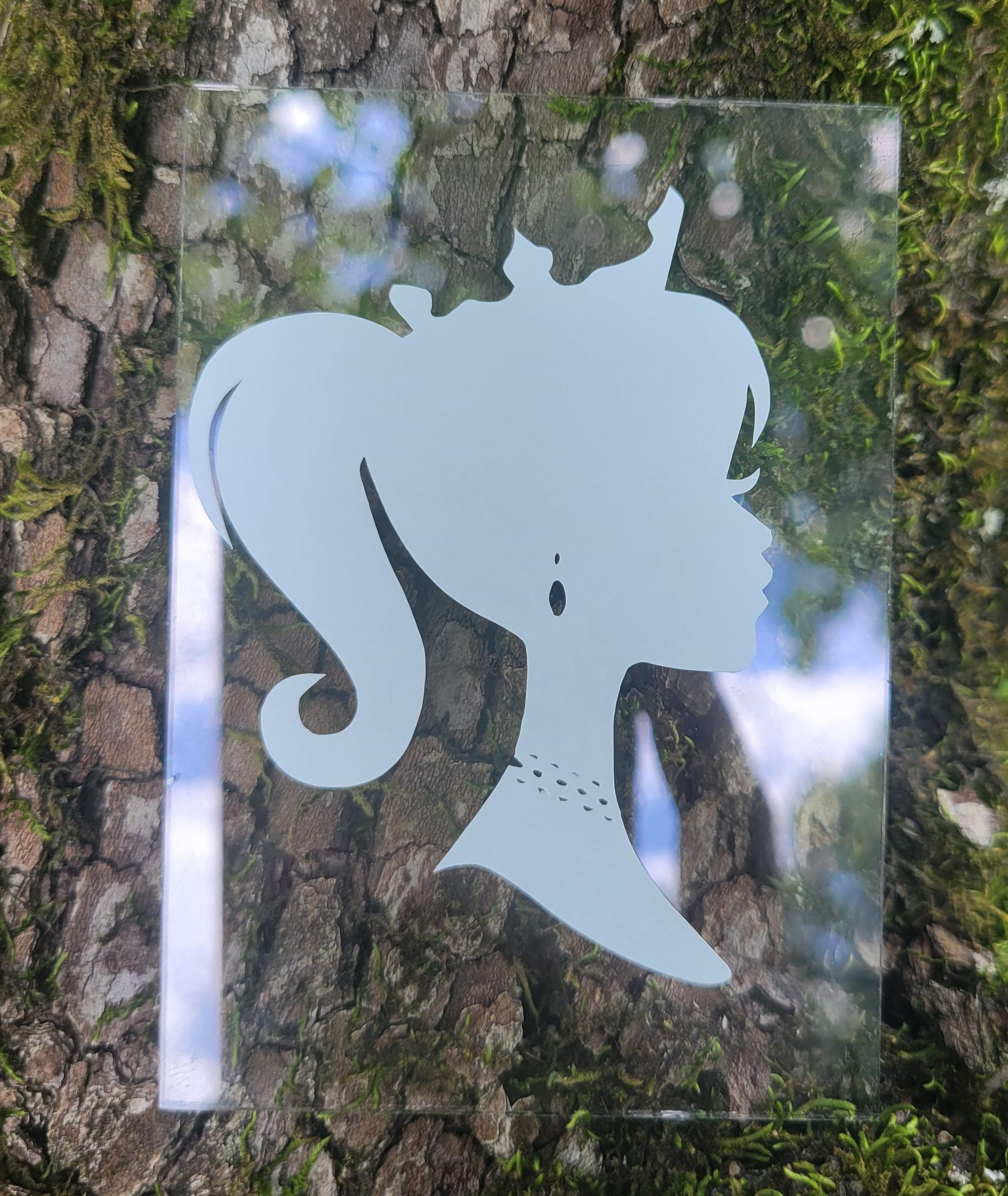 Barbie Silhouette Decal: Cameo Profile Vinyl Sticker - Etsy