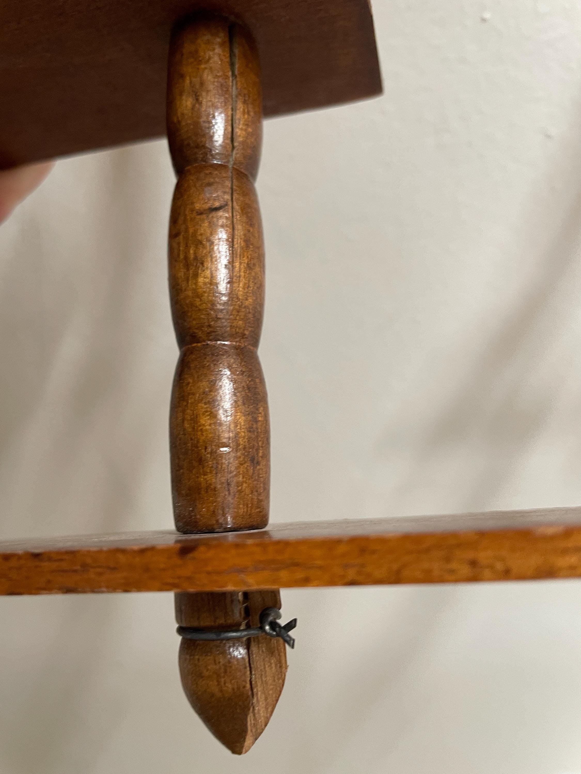 Vintage Mid Century Spindle Shelves | Wooden Curio Shelf | MCM Wall ...