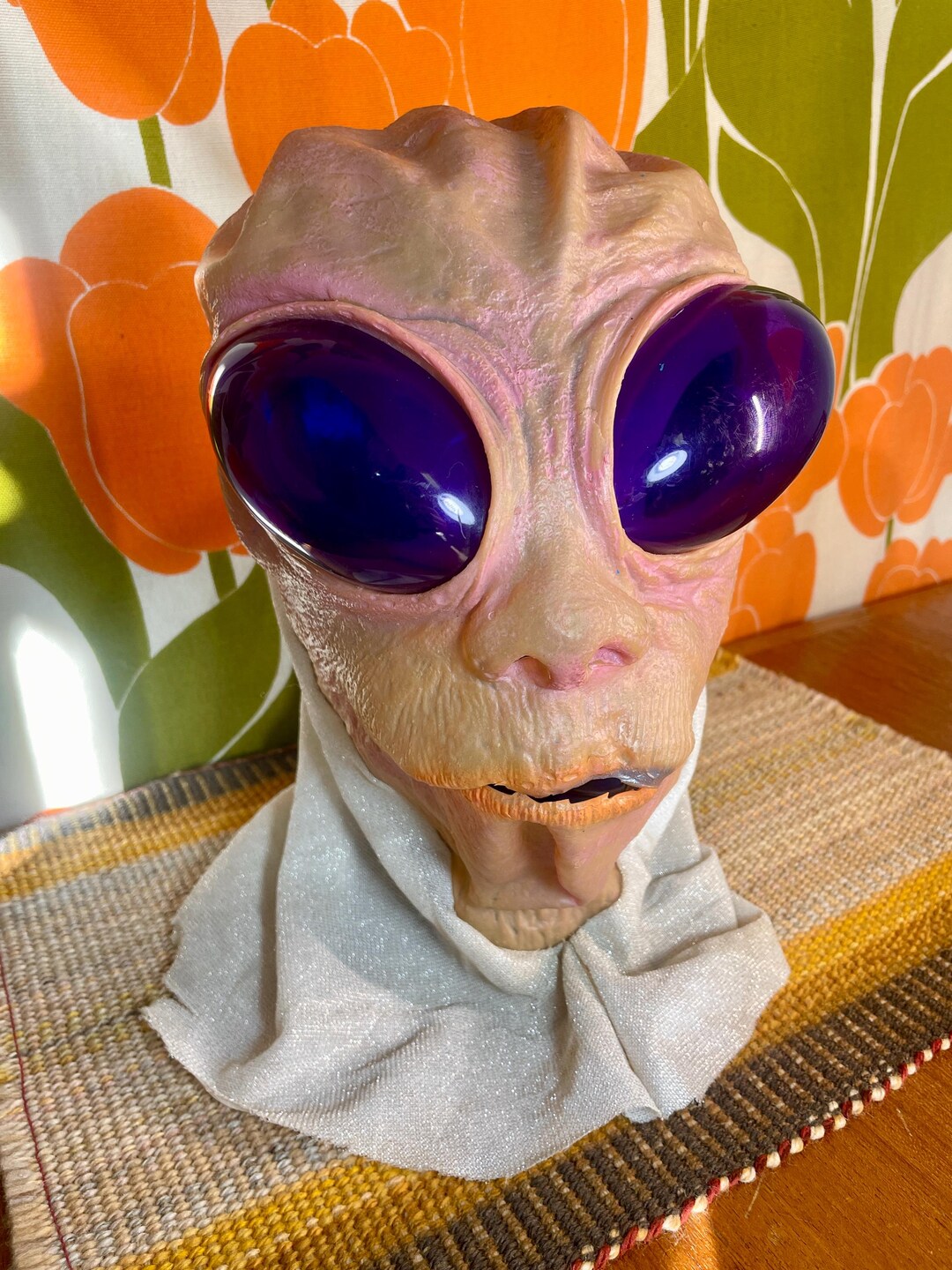 Alien Mask (possibly Be Something Studios, 1990s Era) | Purple Eyes ...