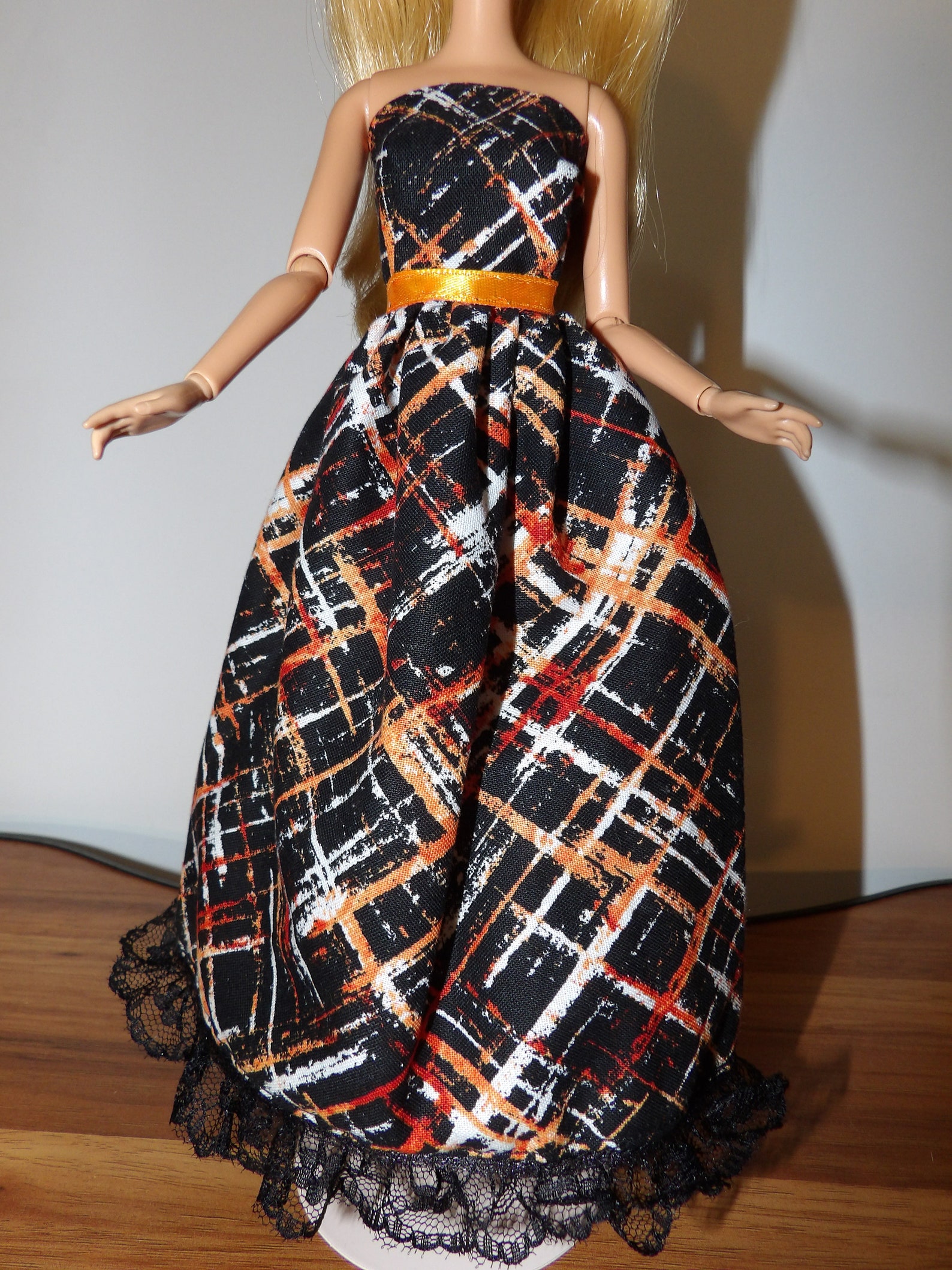 Witch Costume in Black With Splatter Paint Design Long Dress - Etsy