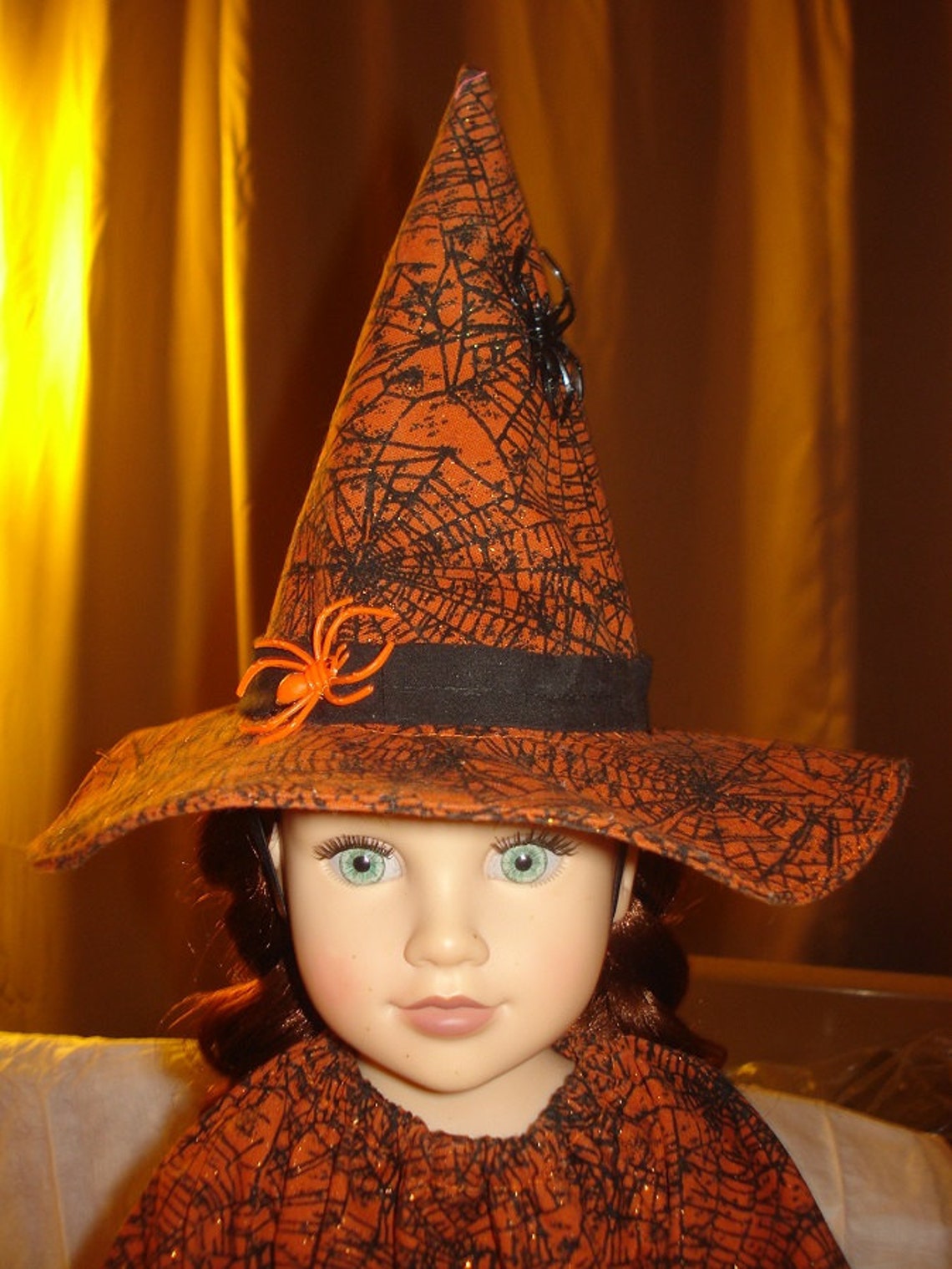 Fancy Witches Dress and Hat in Halloween Orange for 18 Inch - Etsy