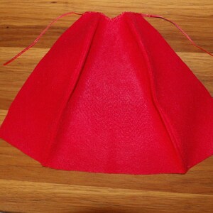 Long Solid Red Felt Cape for Male & Female Fashion Dolls - Ed1780 - Etsy