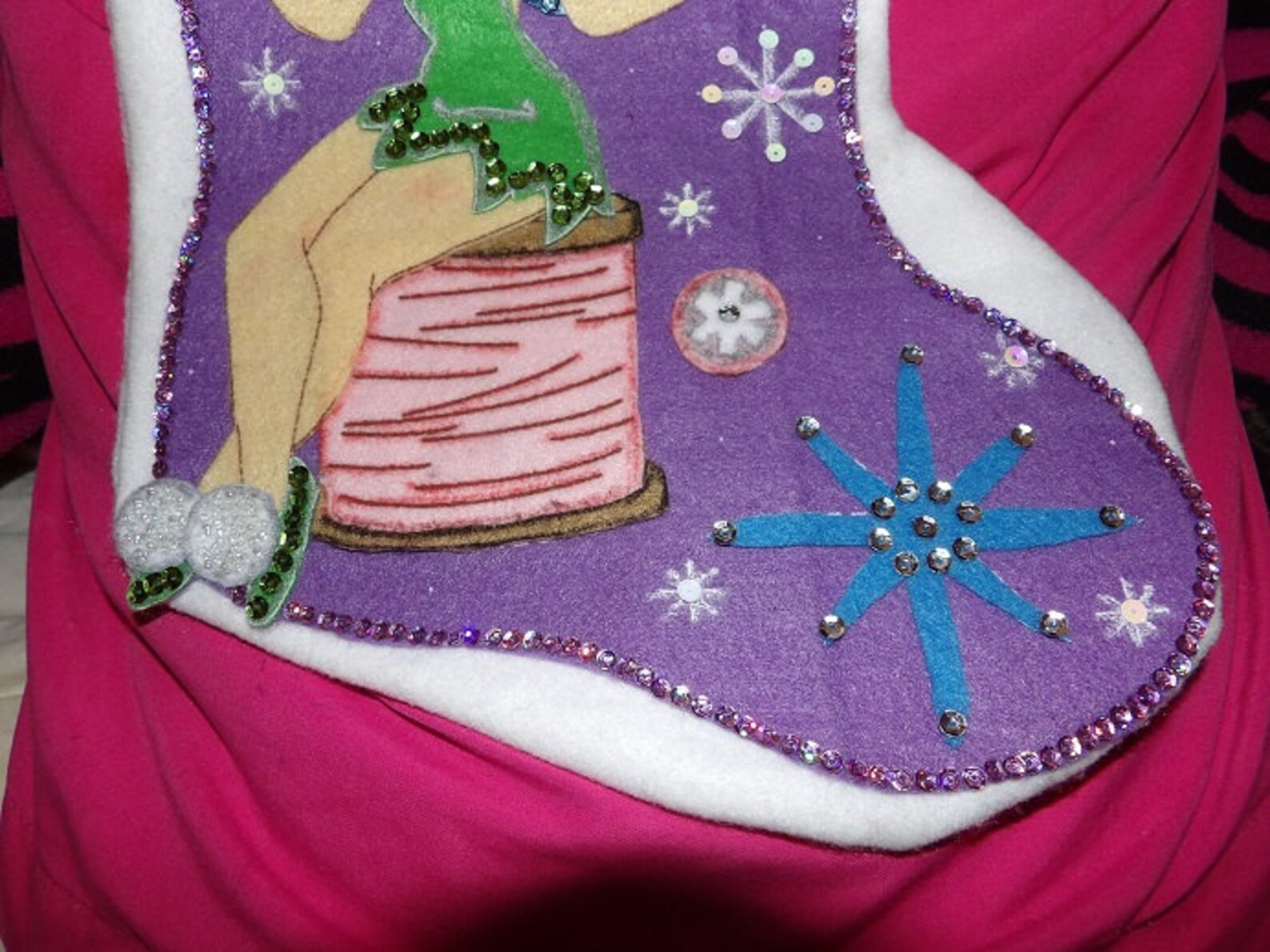 Handmade Finished Famous Fairy 16 Inch Christmas Stocking - Fsk16 - Etsy