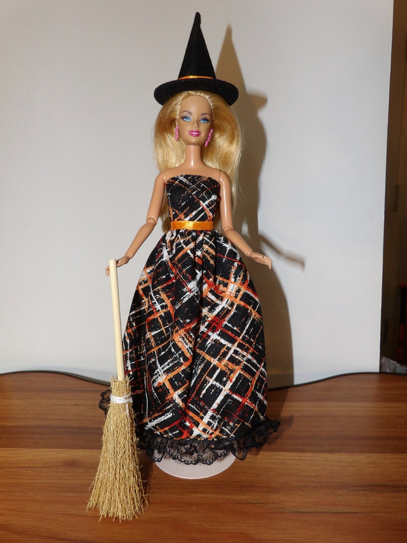 Witch Costume in Black With Splatter Paint Design Long Dress - Etsy