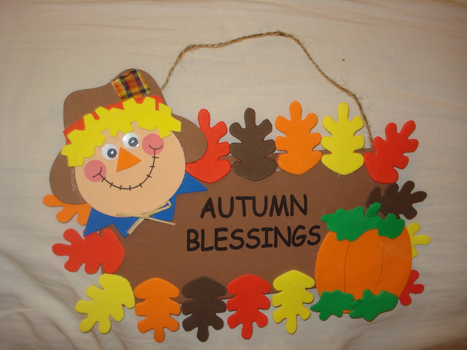 Handmade Autumn Blessings Hanging Wall Sign X43 | Etsy