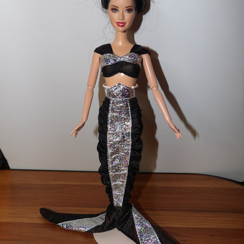 Black Mermaid Doll - Etsy