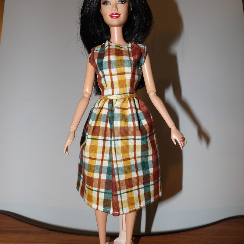 Barbie Plaid Dress - Etsy
