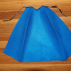 Long Solid Royal Blue Felt Cape for Male & Female Fashion Dolls ...