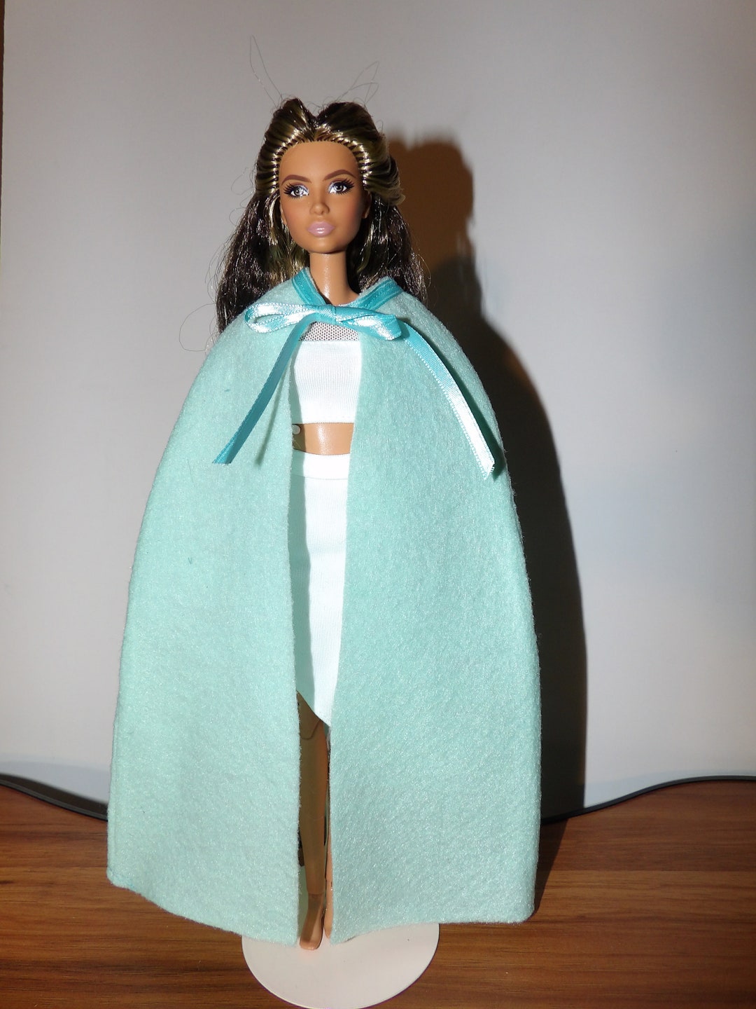 Mint Green Long Costume Cape for Male & Female Fashion Dolls - Ed1774 ...