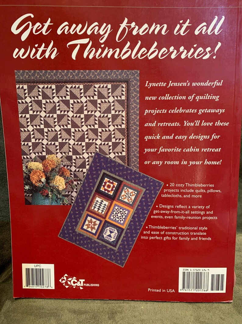 Cozy Cabin Quilts From Thimbleberries - 20 Projects for Any Home - Etsy
