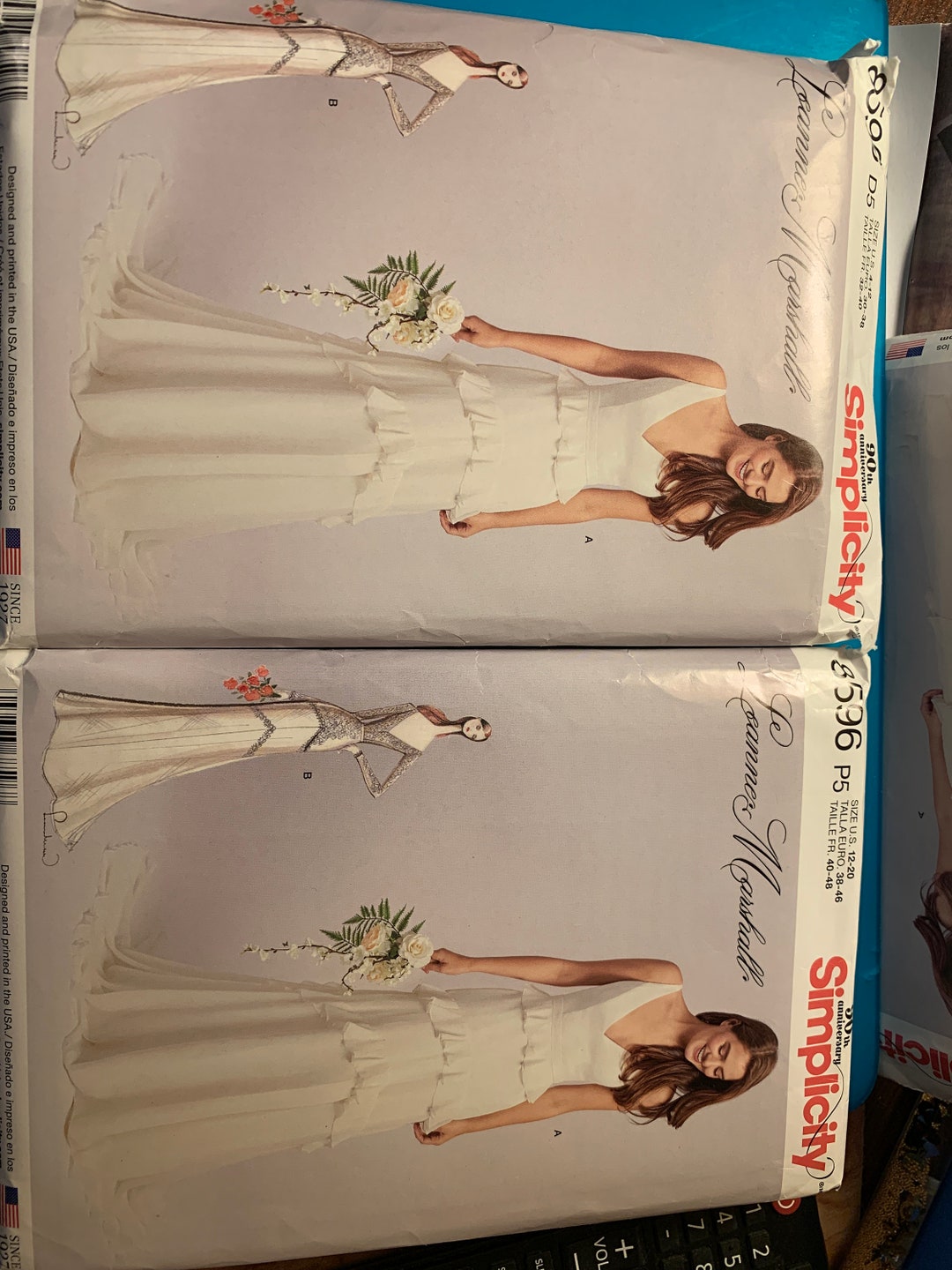 Simplicity Wedding Dress Pattern 8596 Choice of SZ 4-12 or SZ 12-20 - Etsy