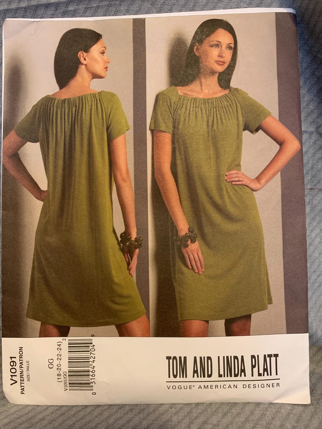 Vogue American Designer Pattern 1091 by Tom & Linda Platt - SZ 18-20-22 ...