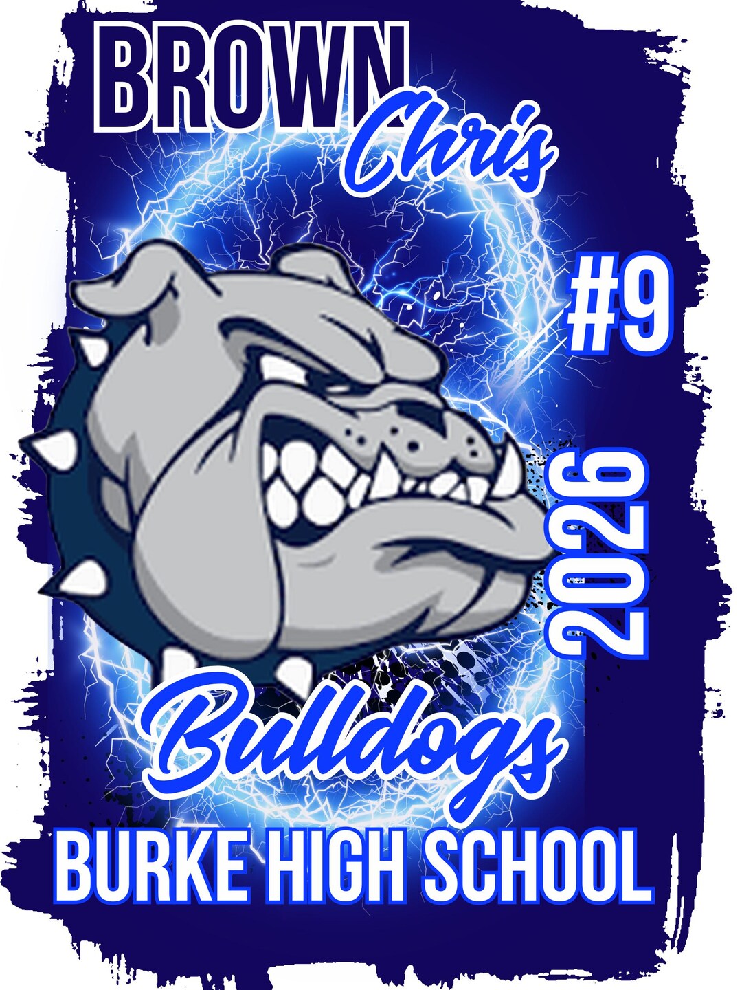 Editable Bulldog Homecoming Canva Template | School Spirit Reunion ...