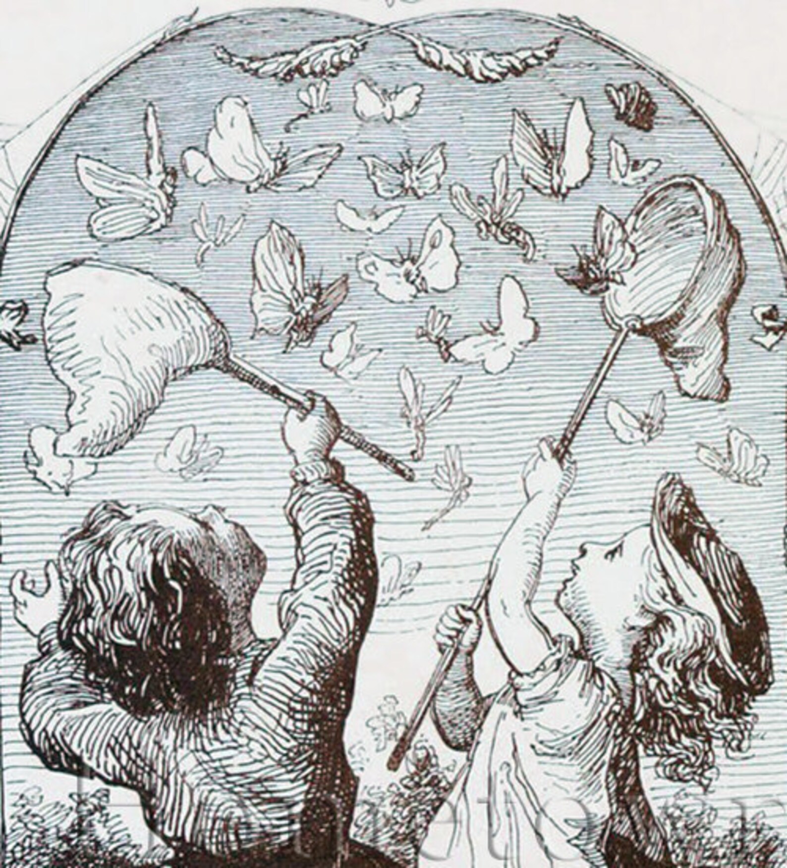 Chasing Butterflies Girl or Boy Handmade Bookplates - Etsy