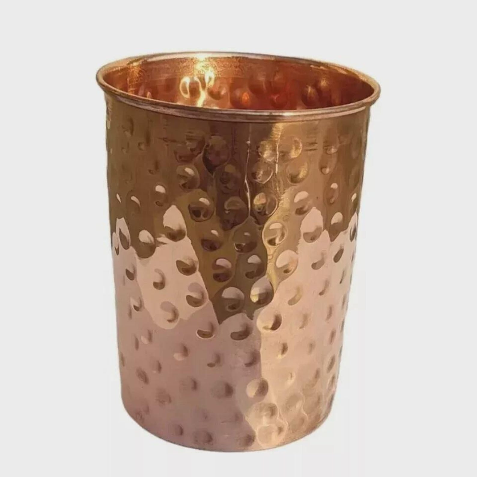 Handmade 100% Pure Copper Dispenser Water Pitcher Pot 4L 2 Glass 1 ...