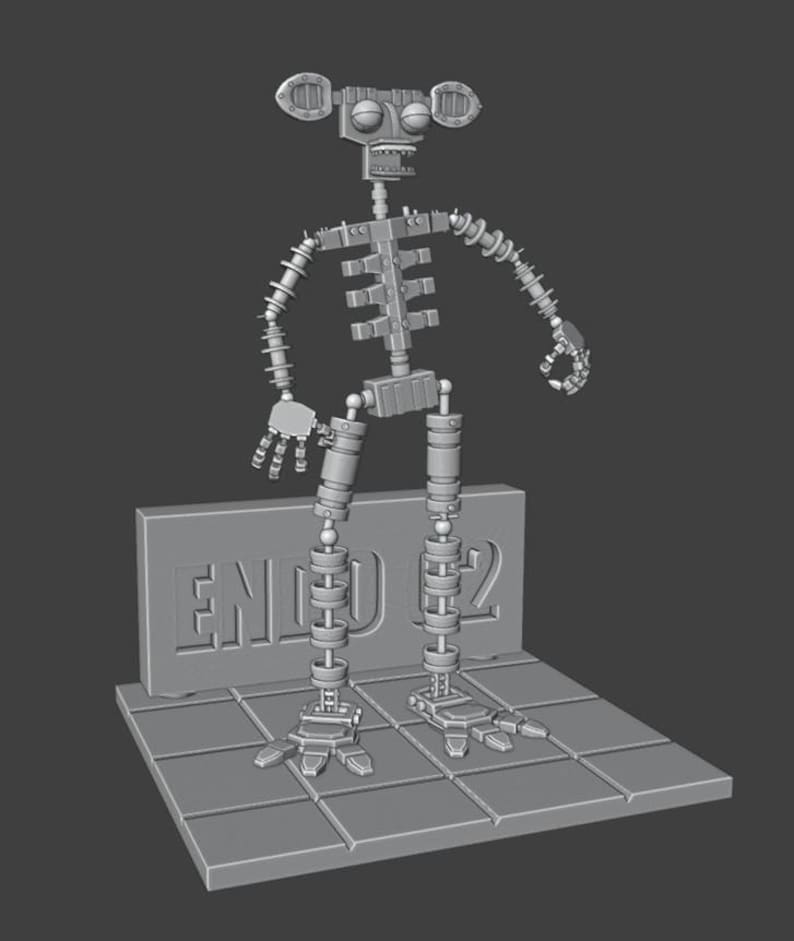 Five Nights at Freddy’s 2 – Endo 3D Printable Figure Files | 6” Tall ...