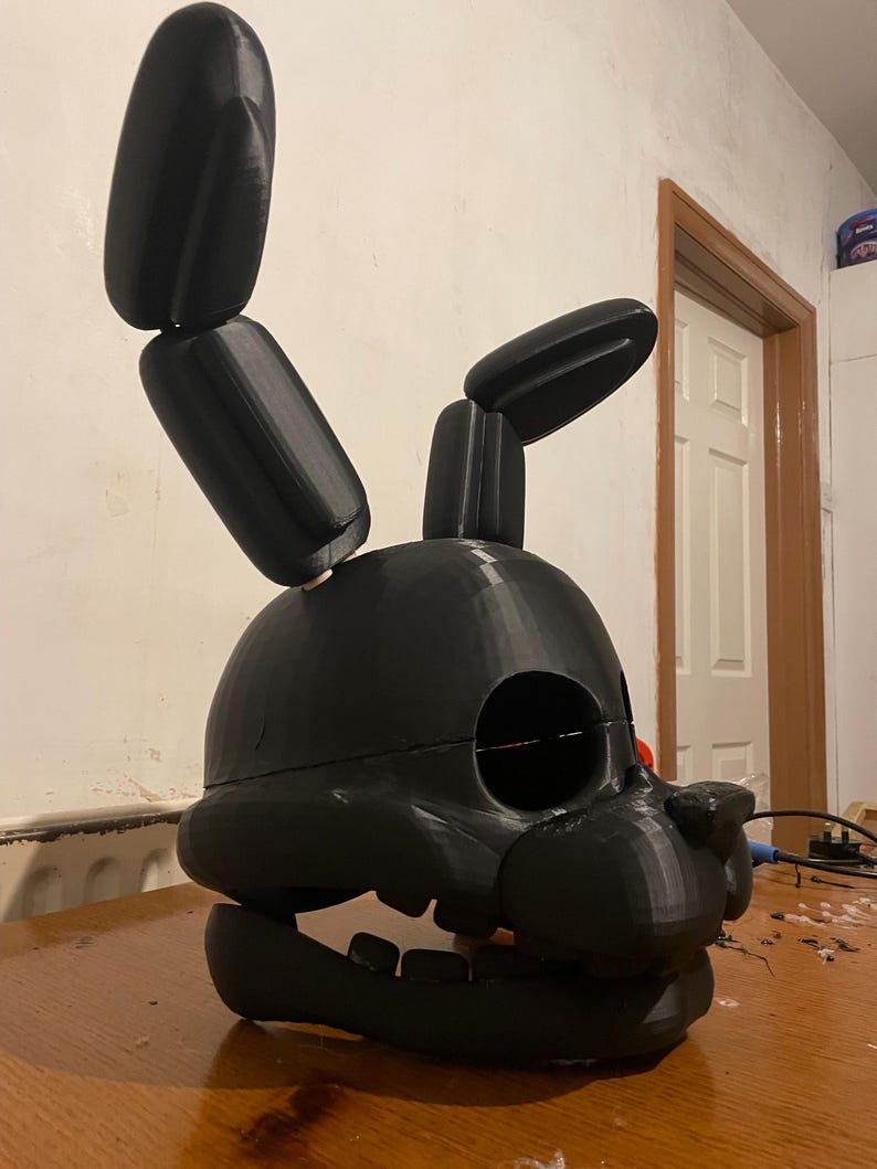 3D Print BASE - Spring Bonnie Wearable Mask - Made to Order - Etsy