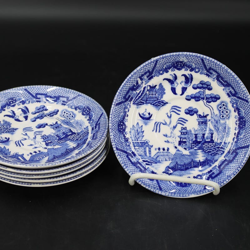 Blue Willow Tea Set - Etsy
