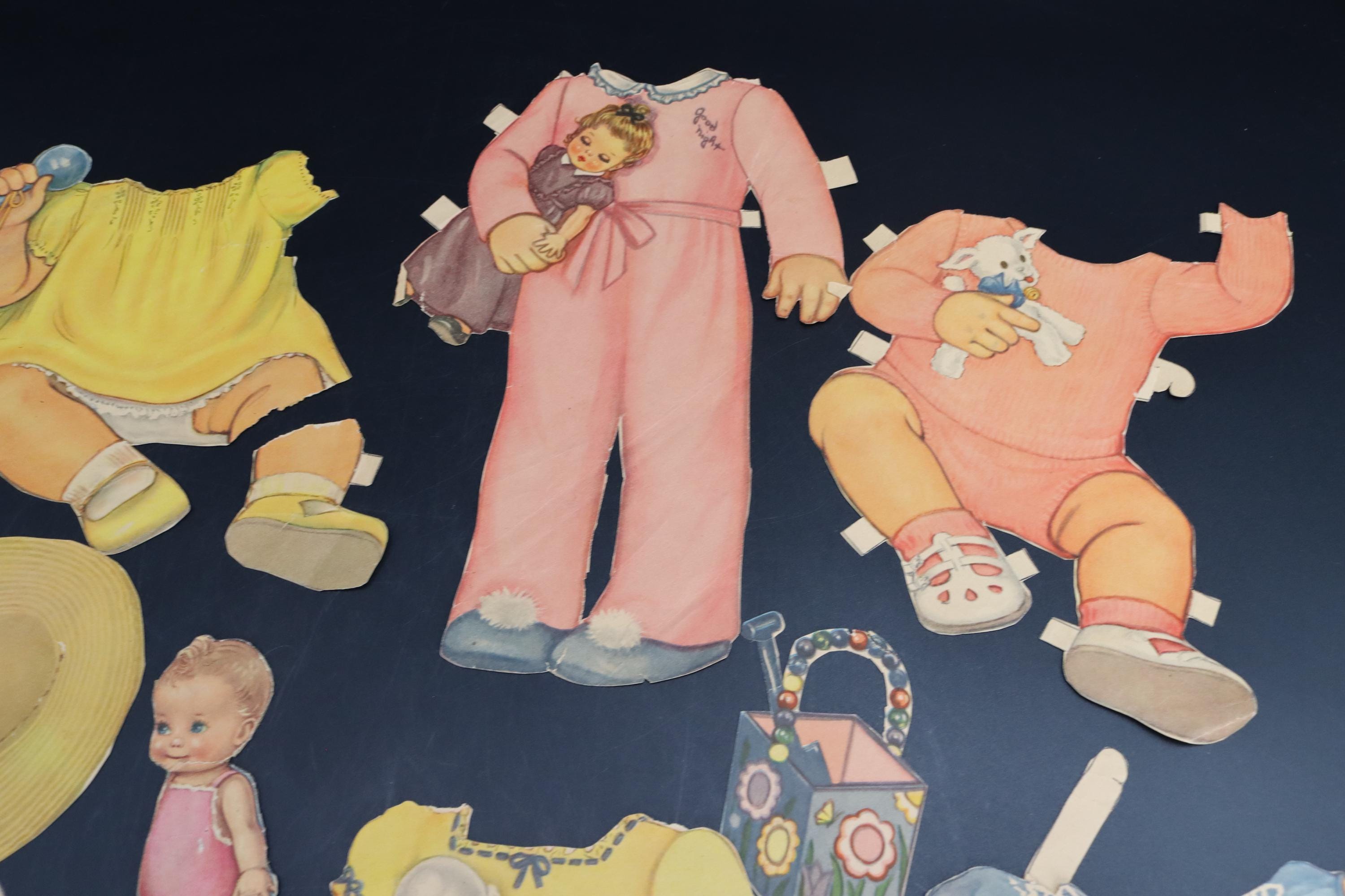 1920s Jack & Judy Paper Dolls: Queen Holden Antique Cut Set - Etsy