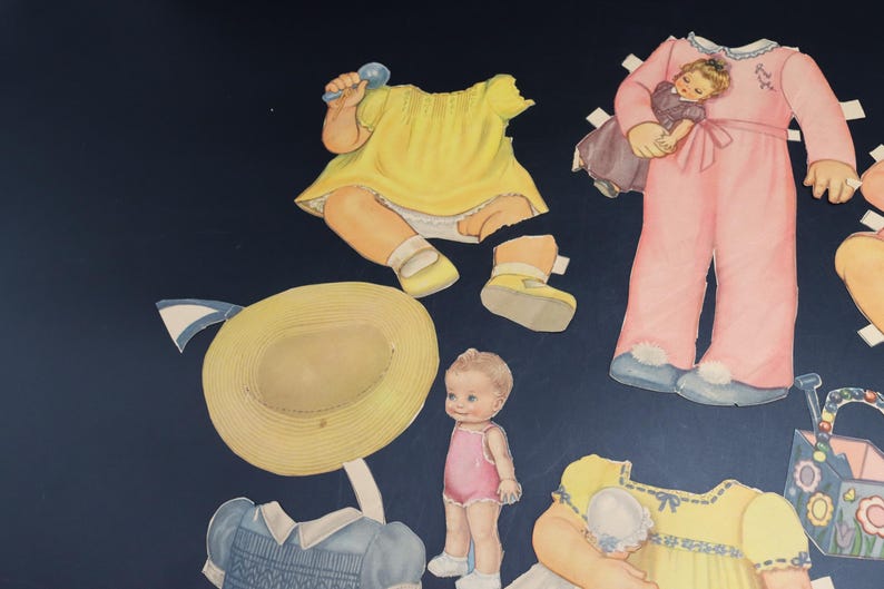 1920s Jack & Judy Paper Dolls: Queen Holden Antique Cut Set - Etsy