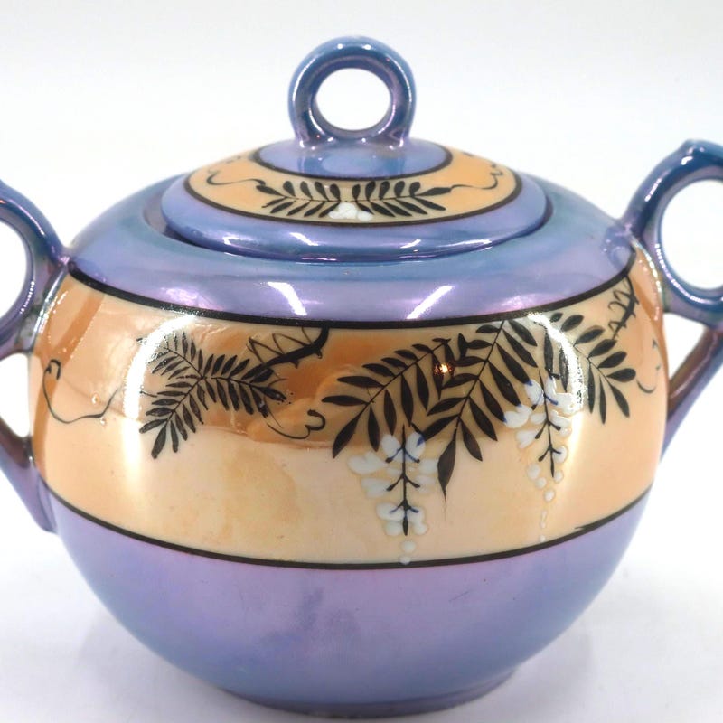 Iridescent Blue China - Etsy