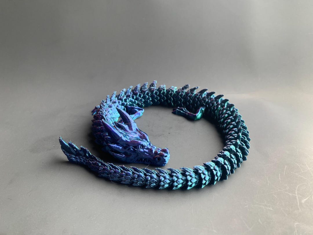 Articulated Dragon Toy – Poseable 3D Printed Fantasy Creature ...