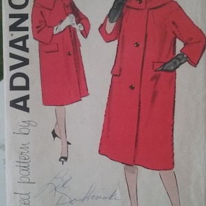 Advance 9181 Sewing Pattern Misses' Coat Size 10 - Etsy